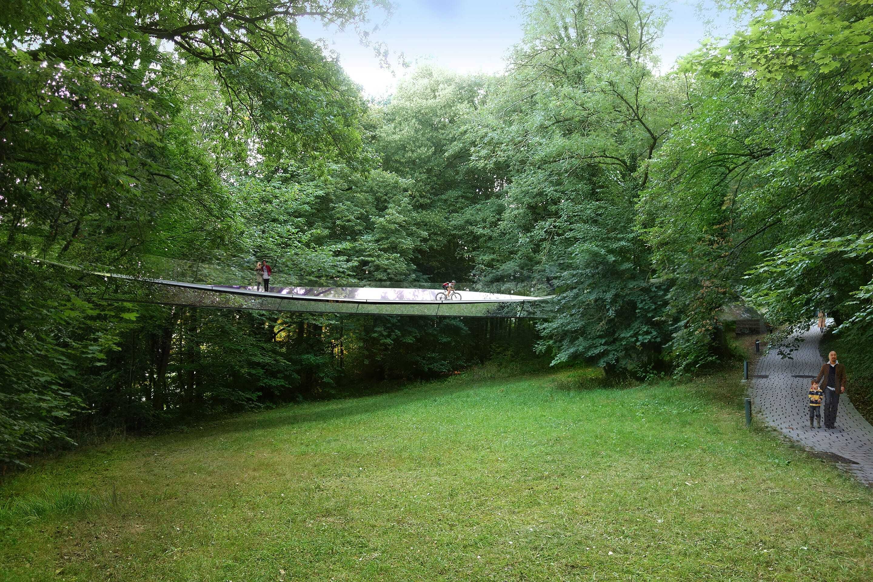 Mudam Footbridge – Marc Mimram Architecture Ingénierie